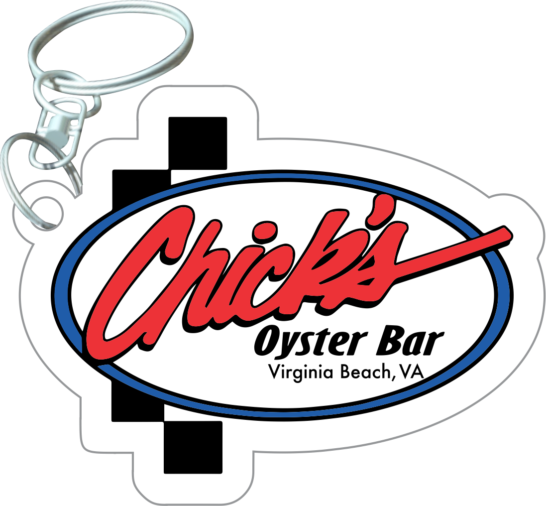 Chick's Traditional Logo Acrylic Key Chain – chicks-oyster-bar